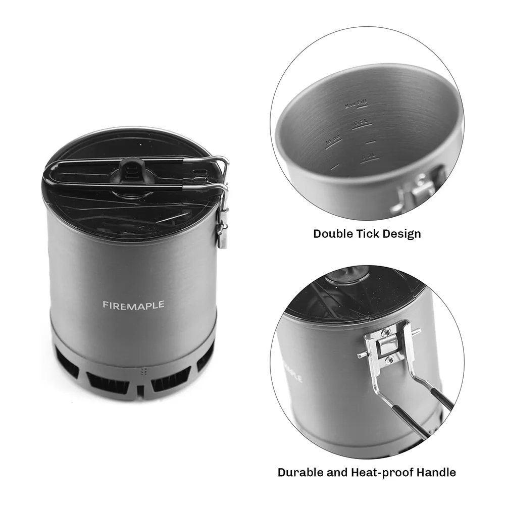 Fire-Maple Petrel Ultralight Pot 600ml | Lightweight Camping Cookware ...