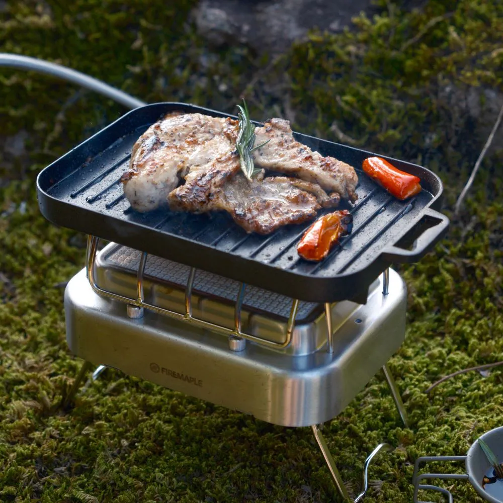 FireMaple Sunflower Grill Plate – Lightweight & Non-Stick Outdoor Grill ...