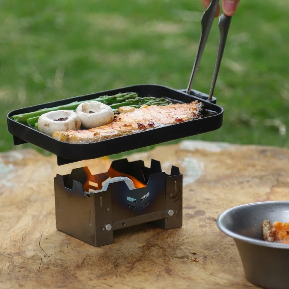 FireMaple Sunflower Grill Plate – Lightweight & Non-Stick Outdoor Grill ...