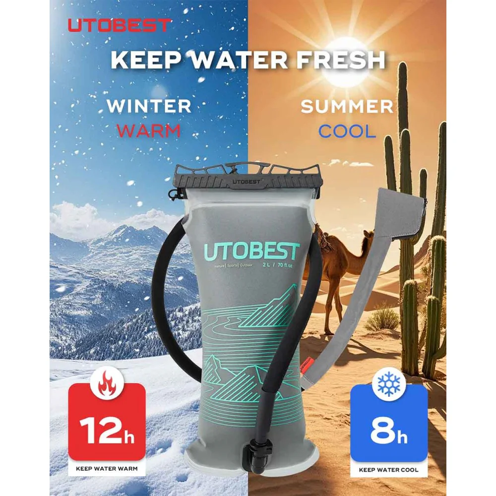 UTOBEST Insulated Hydration Bladder | Thermal Water Reservoir for ...
