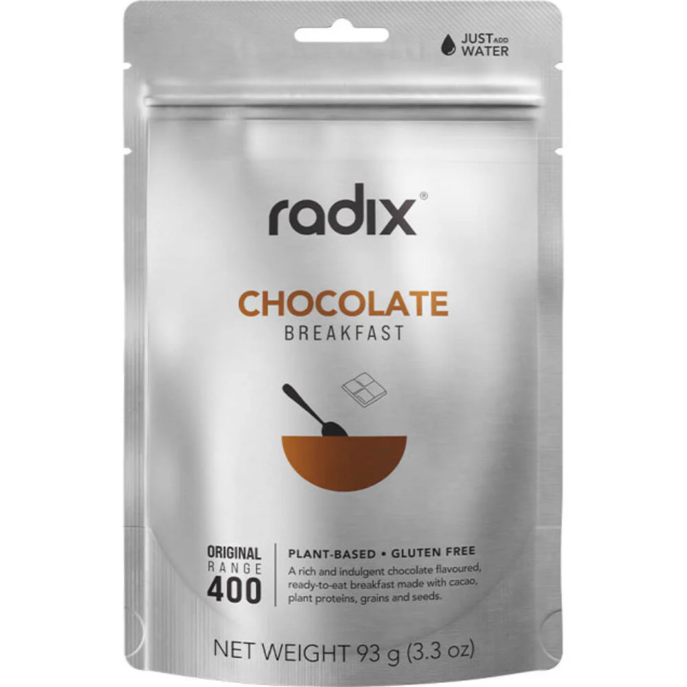 Radix Chocolate Breakfast | Plant-Based, High-Protein Outdoor Meal ...