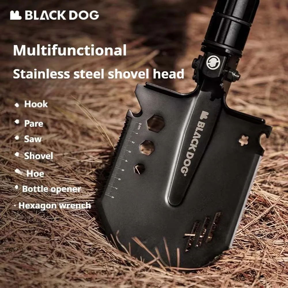 Naturehike BLACKDOG Foldable Camping Shovel | Multi-Tool Survival Gear ...