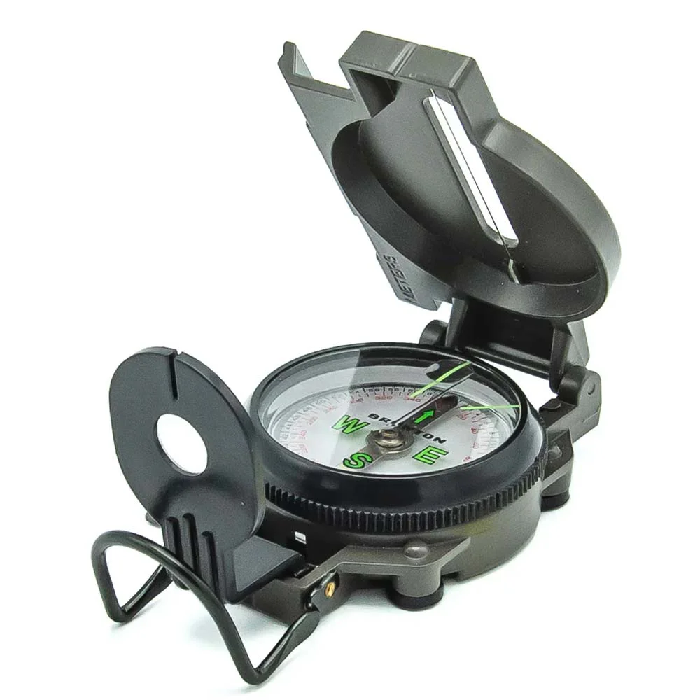 Brunton Lensatic Compass – Military-Style with Sighting Mirror ...