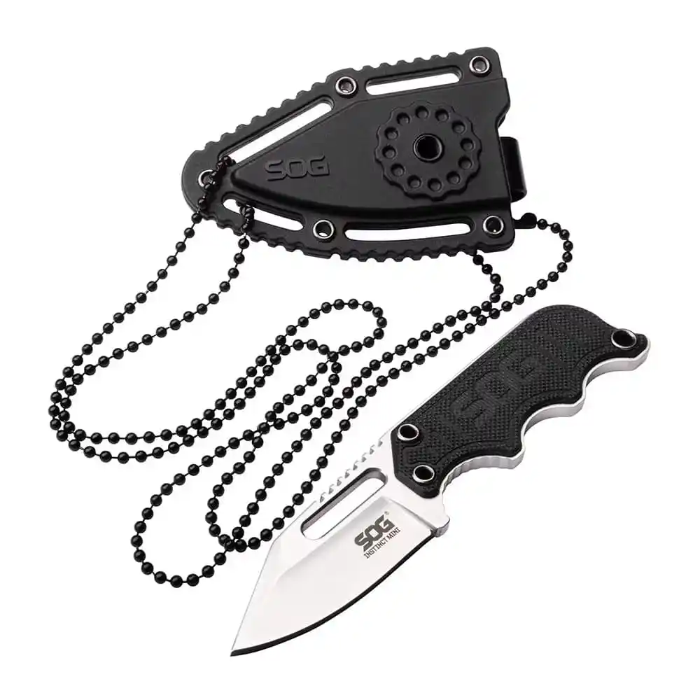 SOG Instinct Mini Fixed Blade Knife – Compact EDC with G10 Handle ...