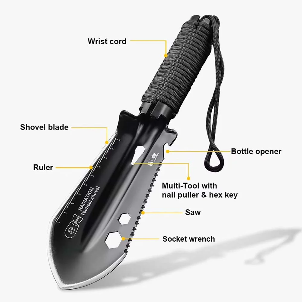 SOG 8-in-1 Mini Camping Shovel | Ultralight Multi-Tool for Hiking ...