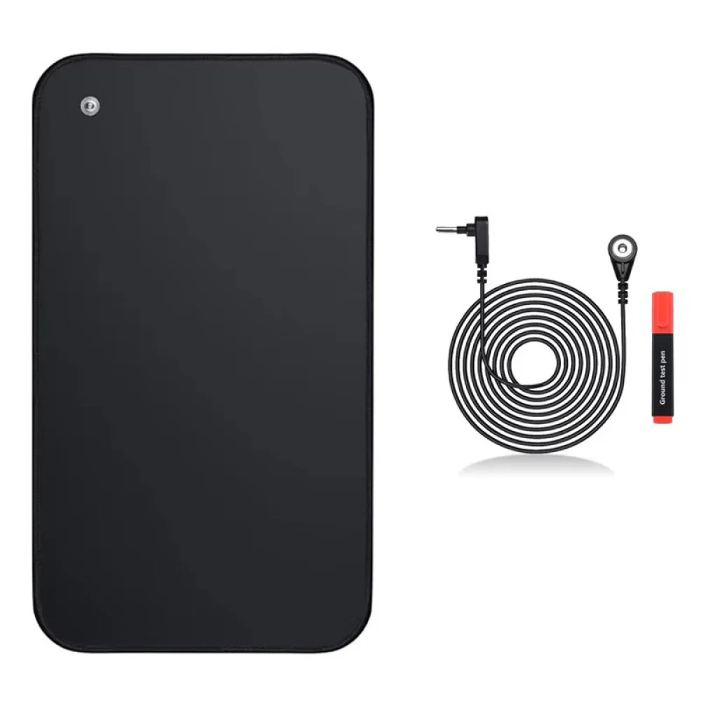 Earthing Mat 30x60CM | Grounding Pad for Desk, Sleep, Yoga – Includes ...