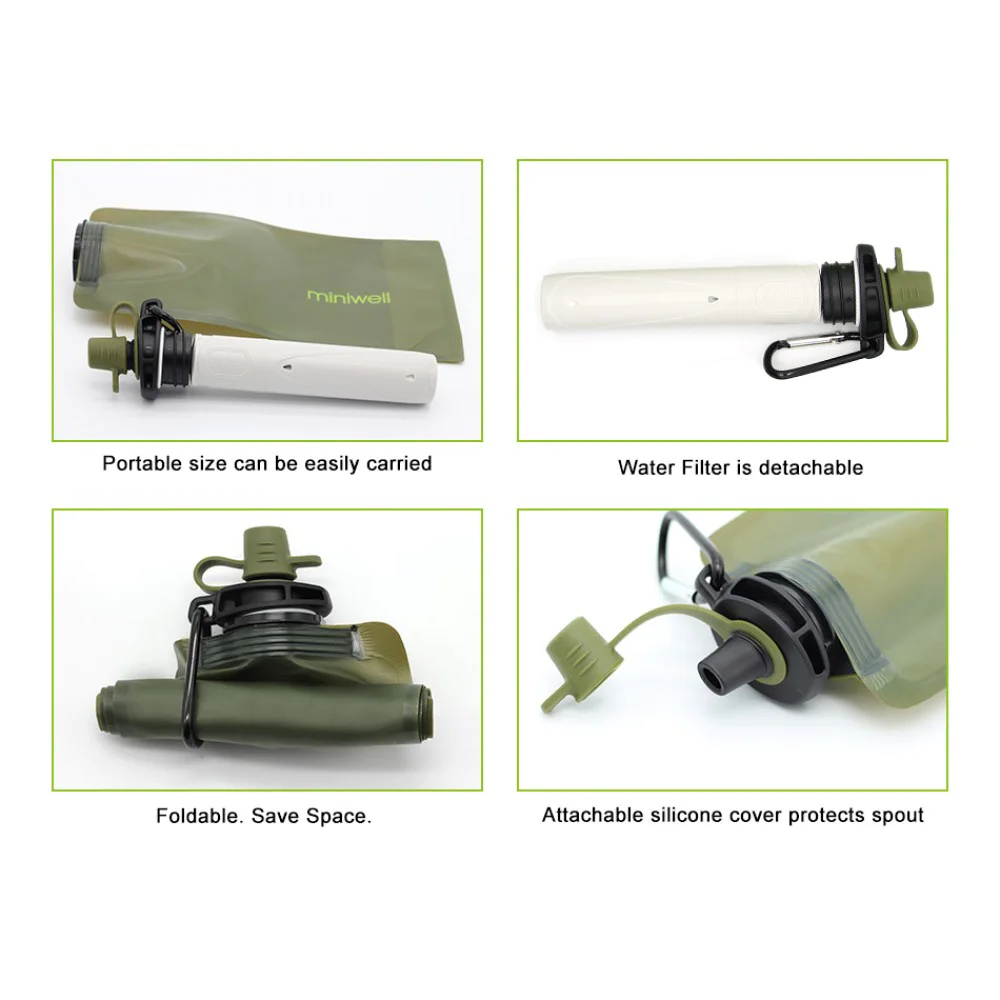 Portable Water Purification Bottle | Backwoods Outdoor Gear