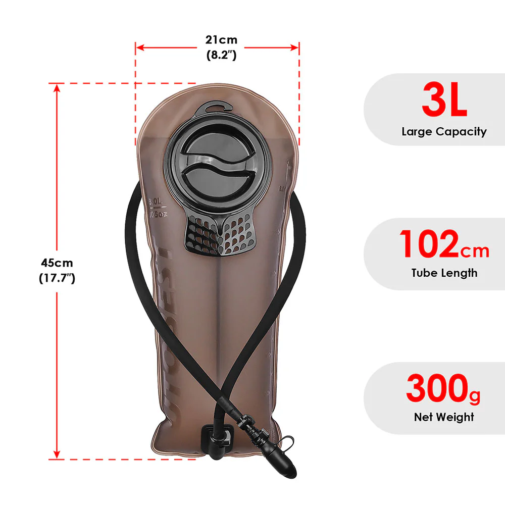 Utobest HydroPro Hydration Bladder 3L - Durable, Leak-Proof Water ...
