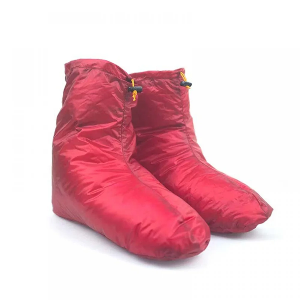 Ice Flame Ultralight Goose Down Booties – Lightweight Indoor Camping ...