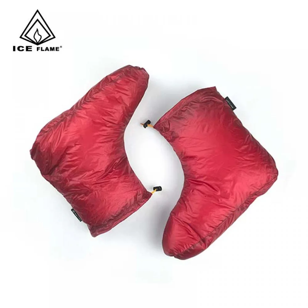 Ice Flame Ultralight Goose Down Booties – Lightweight Indoor Camping ...