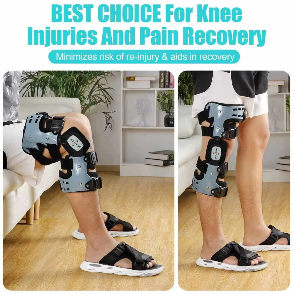 NEENCA Unloader ROM Knee Brace – Post-Surgical Hinged Stabilizer ...