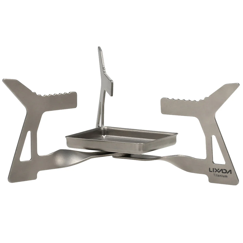 Lixada Ultralight Titanium Solid Fuel Stove - 14g Super Lightweight ...