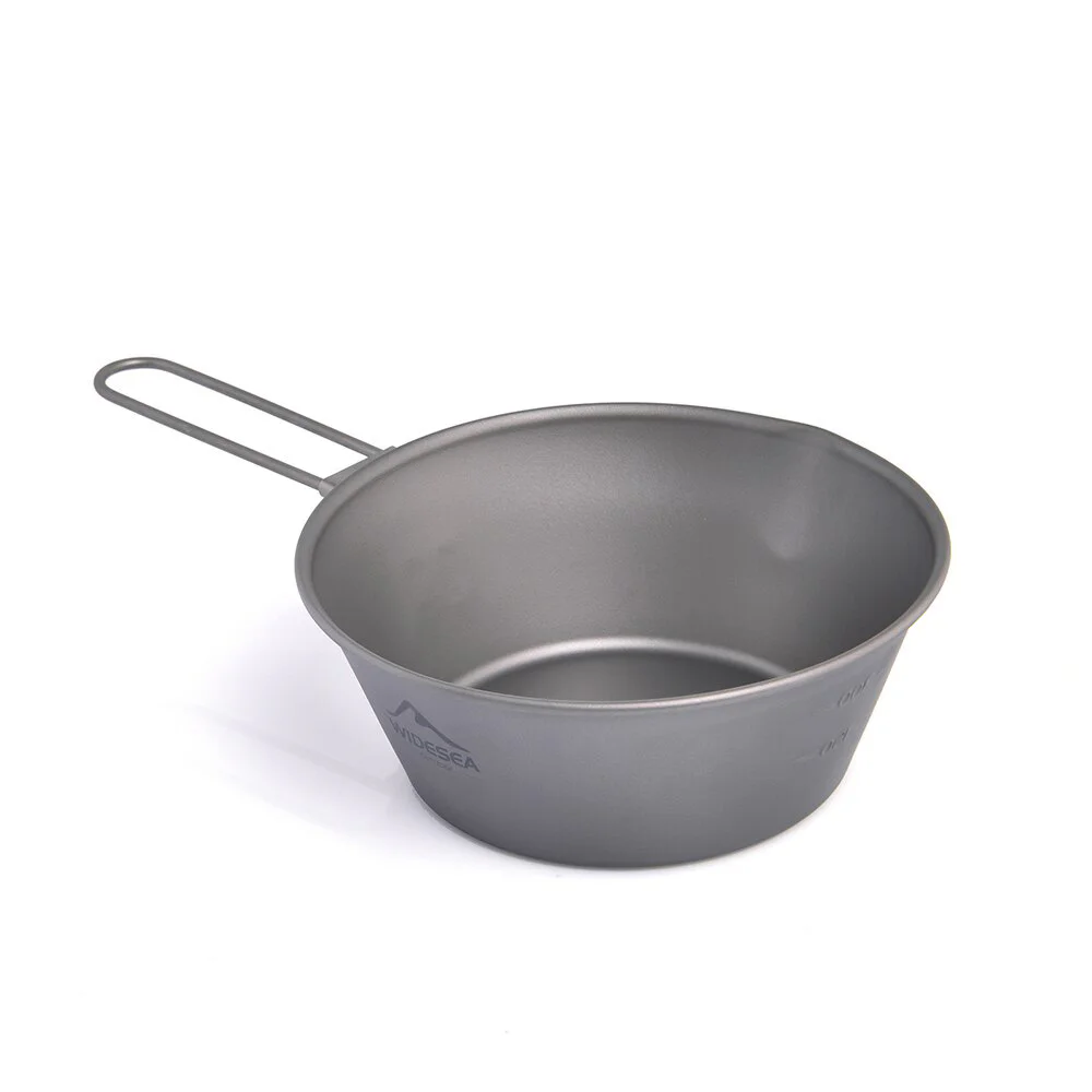 Widesea Titanium tapered Pan 450ml | Backwoods Outdoor Gear