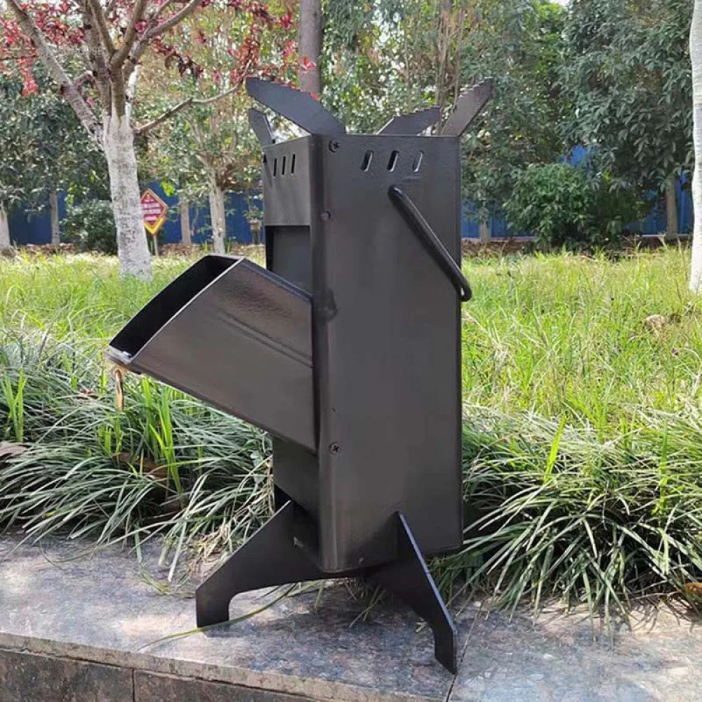 Foldable Rocket Stove | Portable & Efficient Wood Burning Stove ...