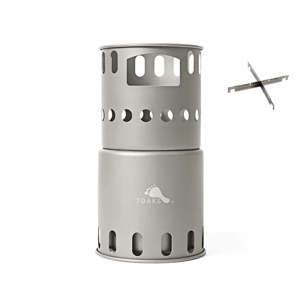TOAKS Titanium Backpacking Wood Burning Stove | Ultralight & Portable ...