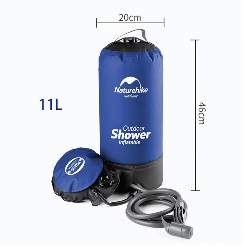 NatureHike Portable Camping Shower - 11L | Your On-the-Go Shower ...