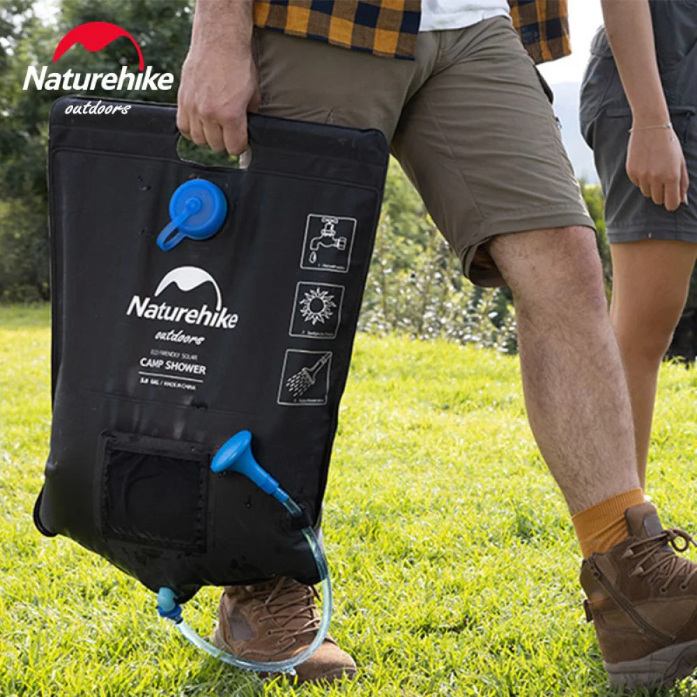 Naturehike Outdoor Portable Solar Heating Shower Bag 20L | Backwoods ...