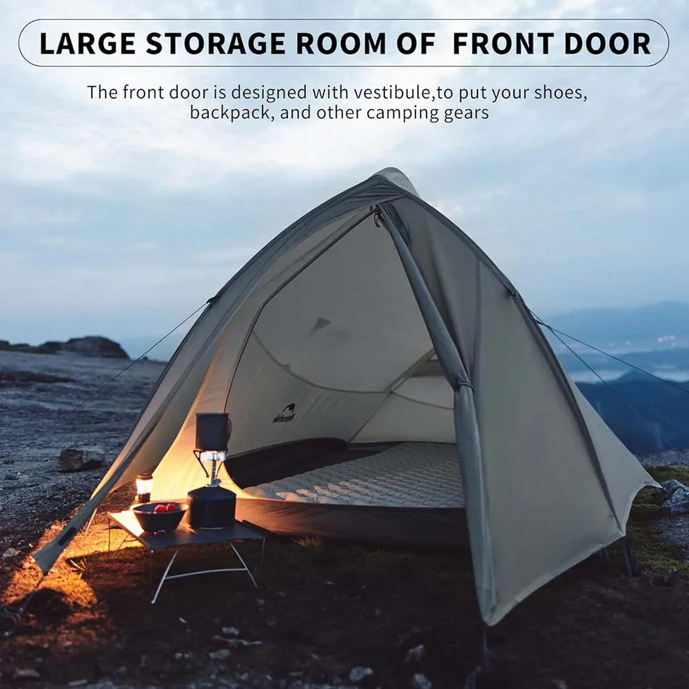 Naturehike Cloud Up Pro 2 Backpacking Tent | Ultralight 3-Season 2 ...