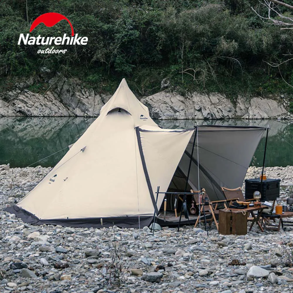 Naturehike Ranch Tipi Tent | 4 Person Pyramid Tent | Backwoods Outdoor Gear