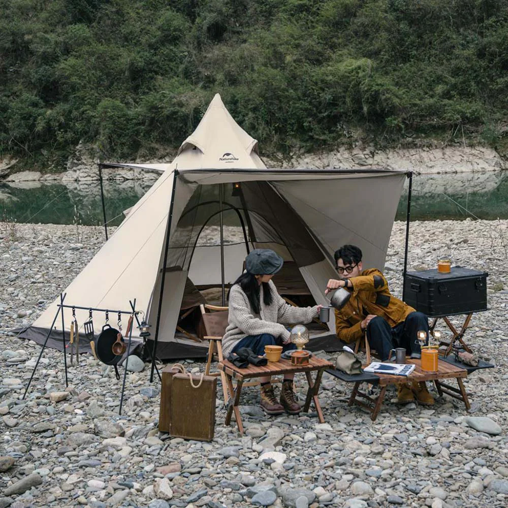 Naturehike Ranch Tipi Tent | 4 Person Pyramid Tent | Backwoods Outdoor Gear