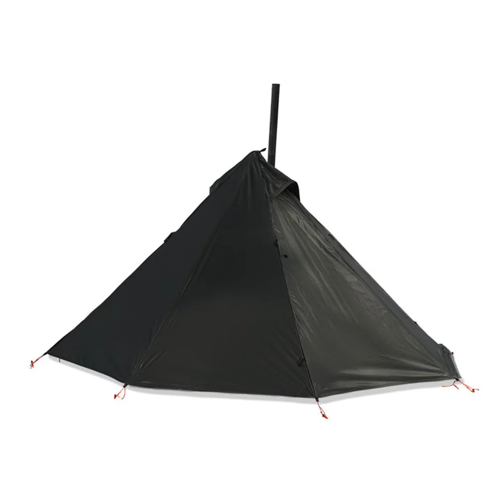 Top Lander 1-Person Teepee Hot Tent with Stove Jack | Pyramid Camping ...