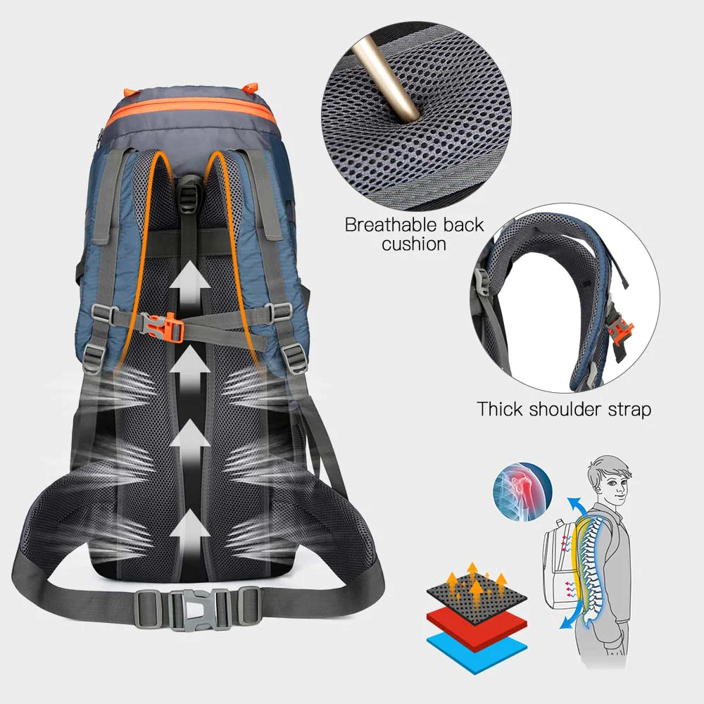 65L Ultralight Hiking Backpack | Backwoods Outdoor Gear