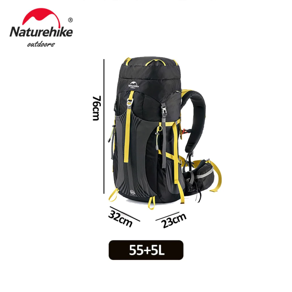 NatureHike 55L Hiking Backpack | Backwoods Outdoor Gear