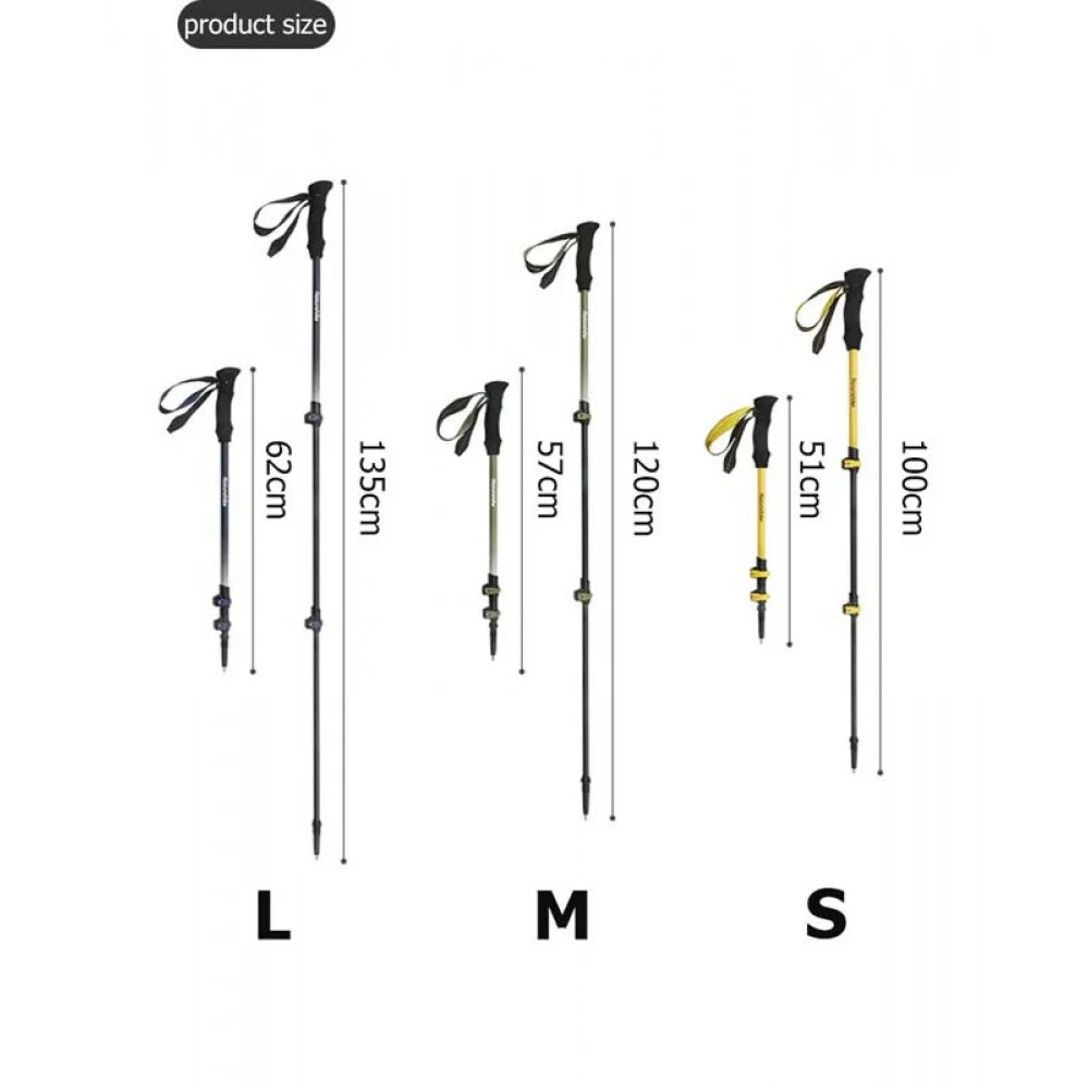 Naturehike Carbon Fiber Trekking Poles | Ultralight Hiking & Walking ...
