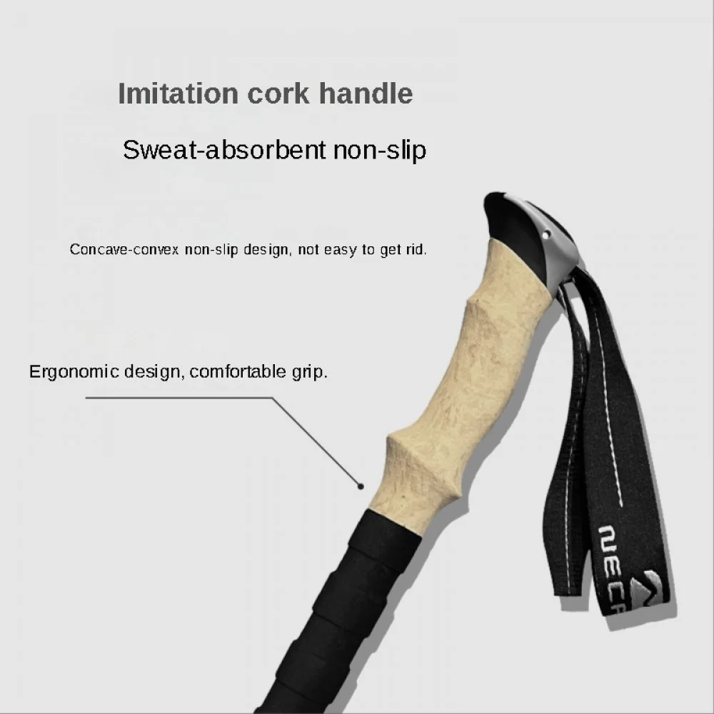Ultralight Anti Shock Trekking Pole | Aviation-grade aluminum alloy ...